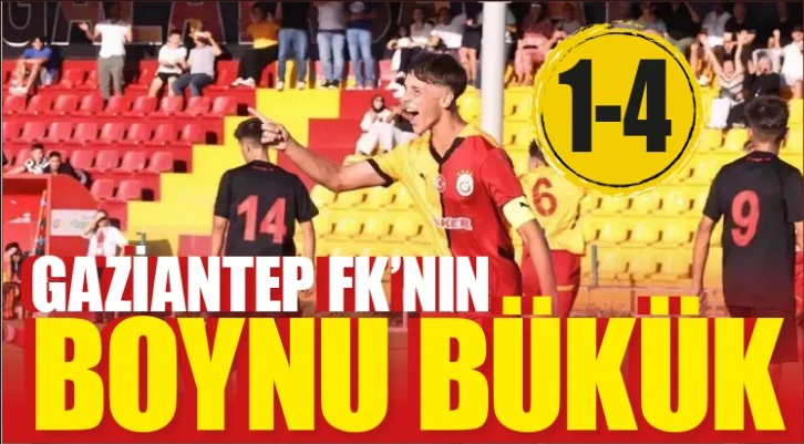 Gaziantep FK'nın boynu bükük: 1-4 - Ayıntab Gazetesi